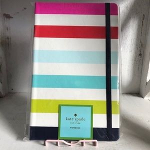 kate spade | Office | Kate Spade Candy Stripped Notebook | Poshmark